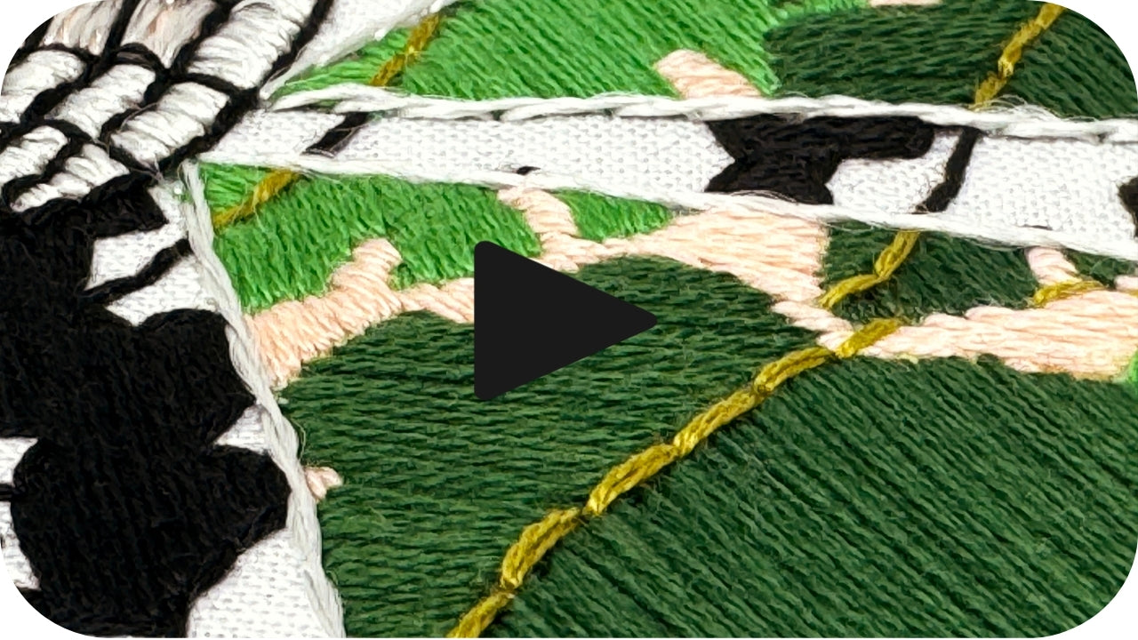 Stem Stitch Video Tutorial – Embroidery and Sage