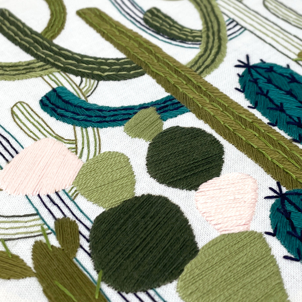 embroidery kit | Cactus Garden – Embroidery and Sage