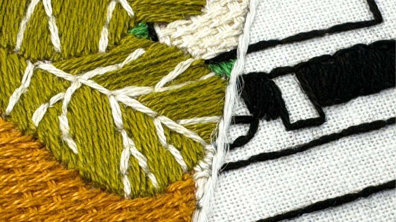 basket weave stitch – Embroidery and Sage